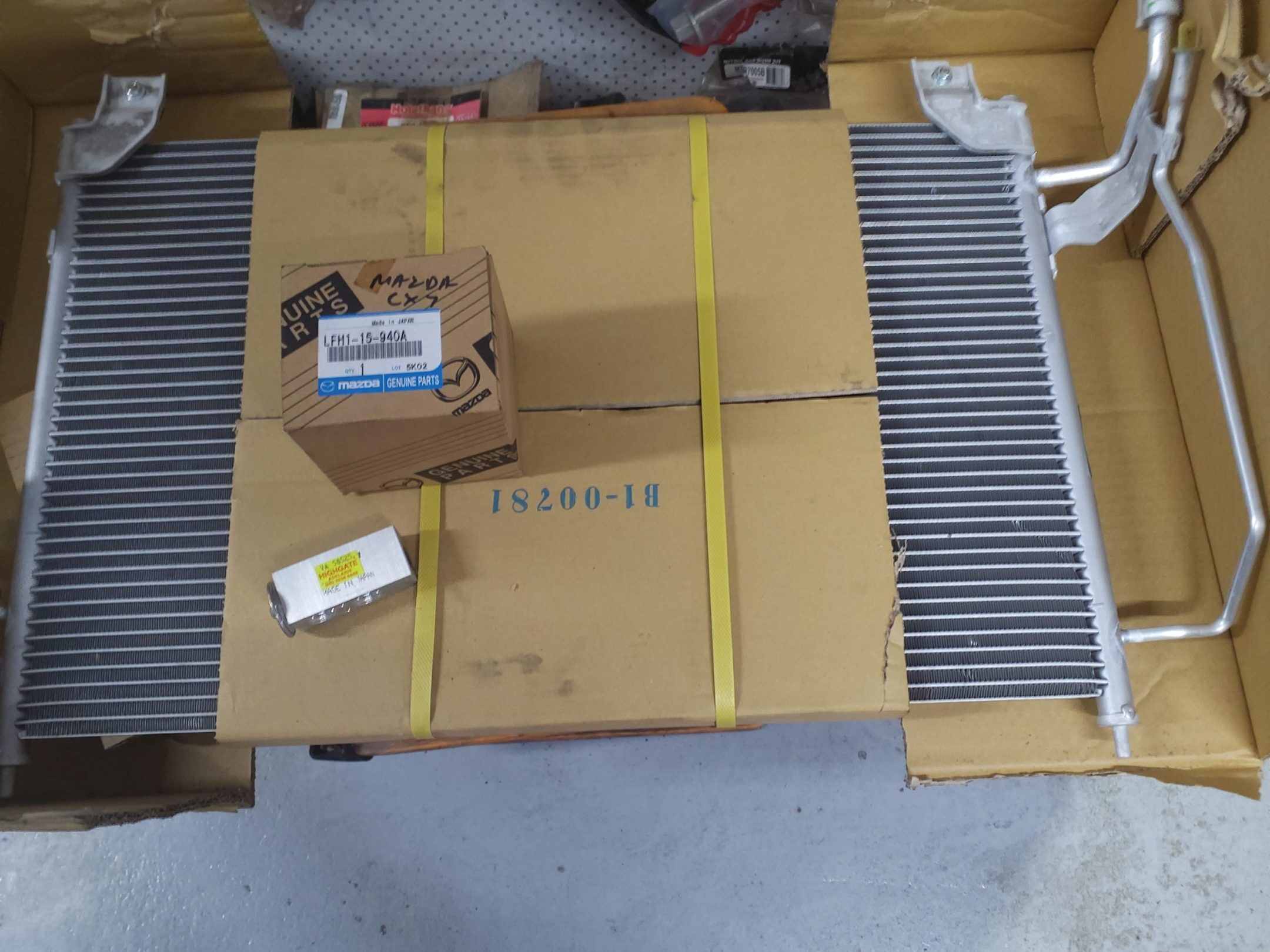 HIGATE OEM AC CONDENSER CX7 2.3L 2006 Onwards KIT CNO-660752 ...